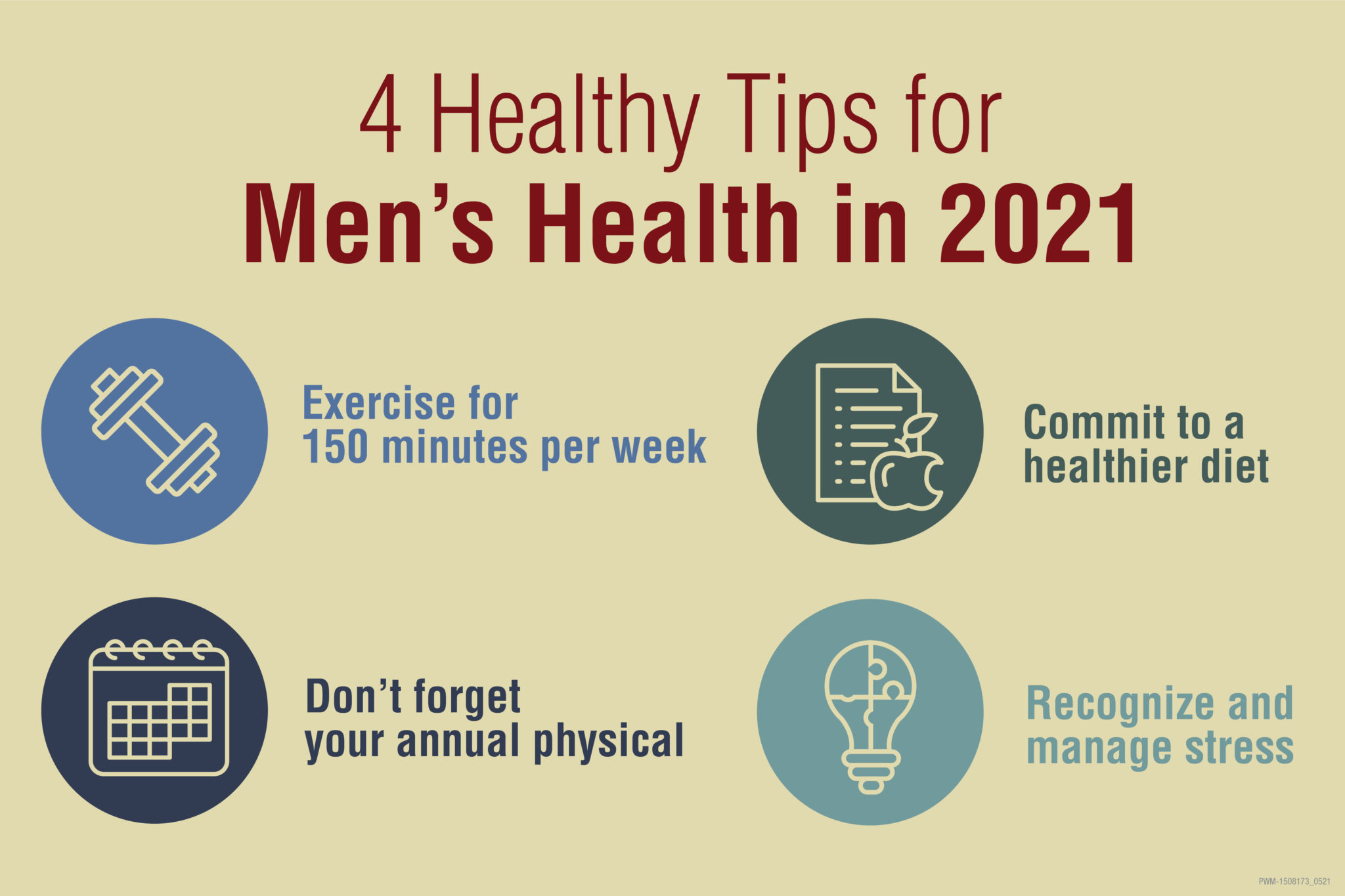 4 Healthy Tips for Men’s Health in 2021 | Dexter Wellness Center